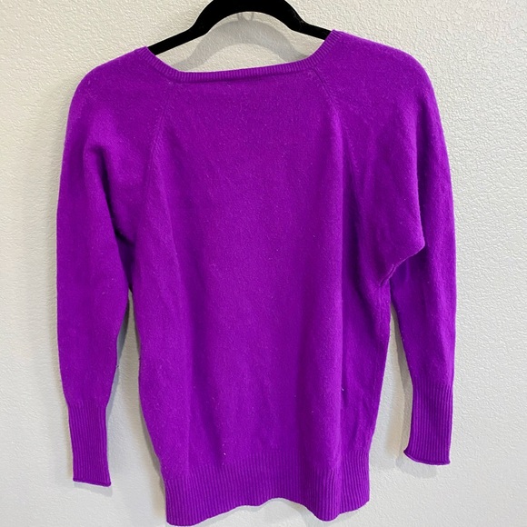 Halogen | Sweaters | Halogen Soft Purple Wool Cashmere Crewneck Sweater ...